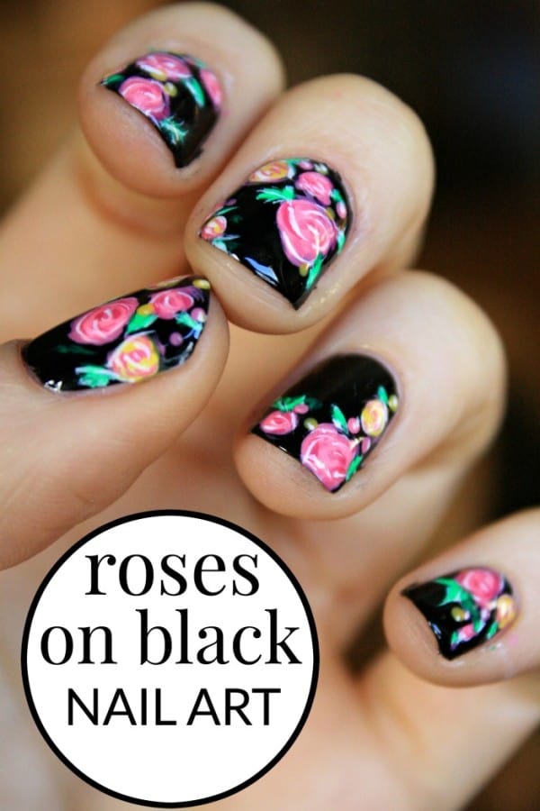 ROSE NAIL ART DESIGN - Mommy Moment