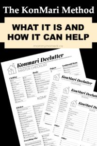 THE KONMARI METHOD - WHAT IT IS AND HOW IT CAN HELP - Mommy Moment