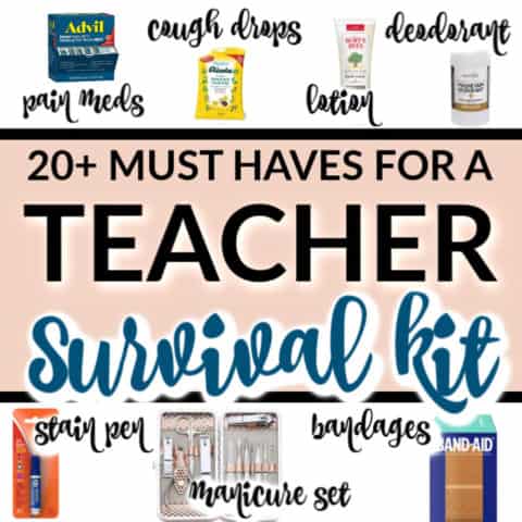 20+ MUST HAVES FOR A TEACHER SURVIVAL KIT - Mommy Moment